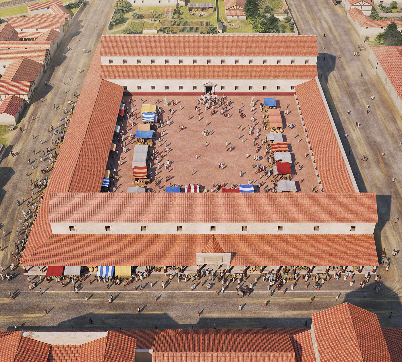 ArtStation - Viroconium (Wroxeter), II century. The Forum