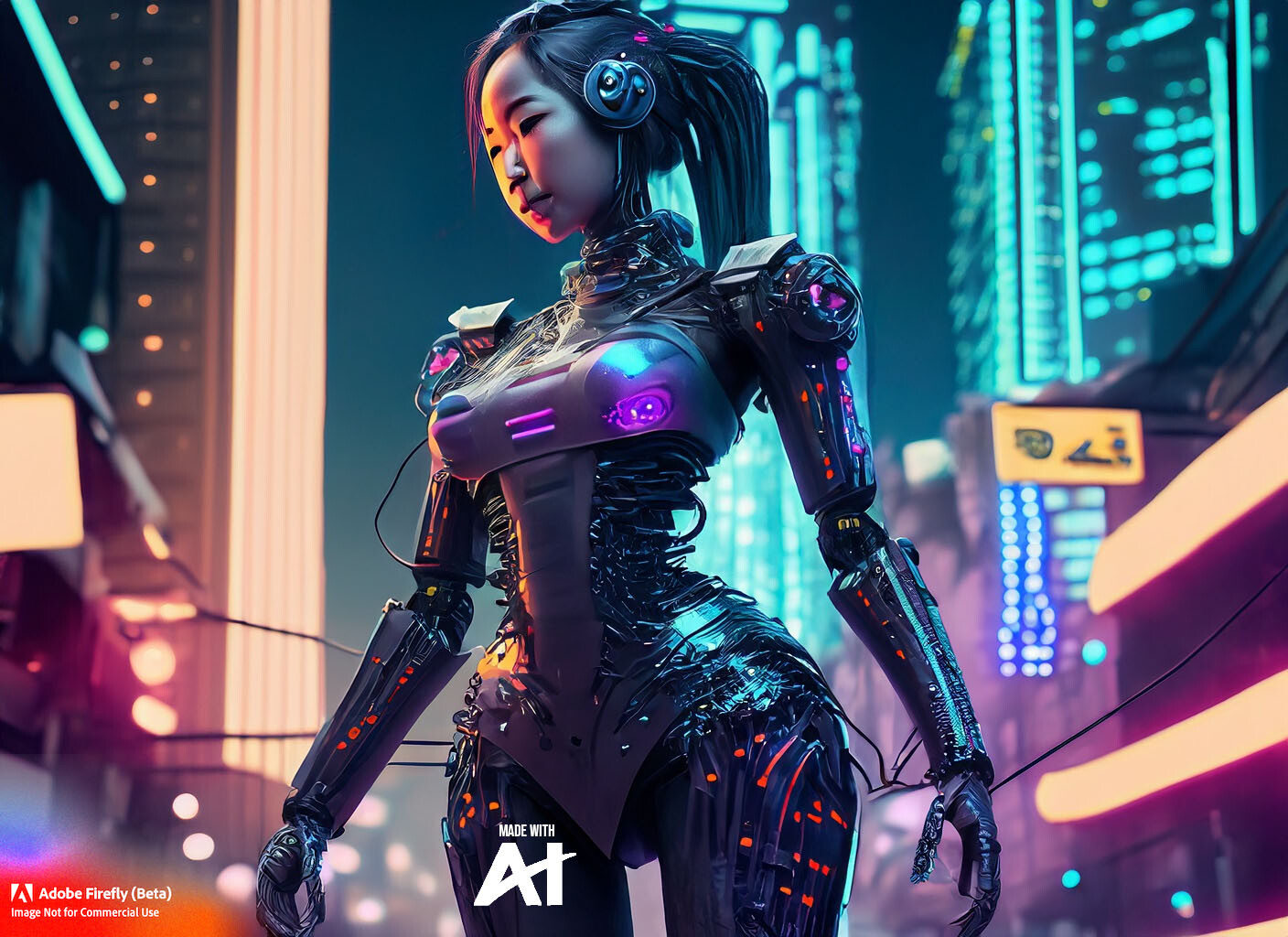 ArtStation - Humanoids - Generative AI created with Adobe Firefly.