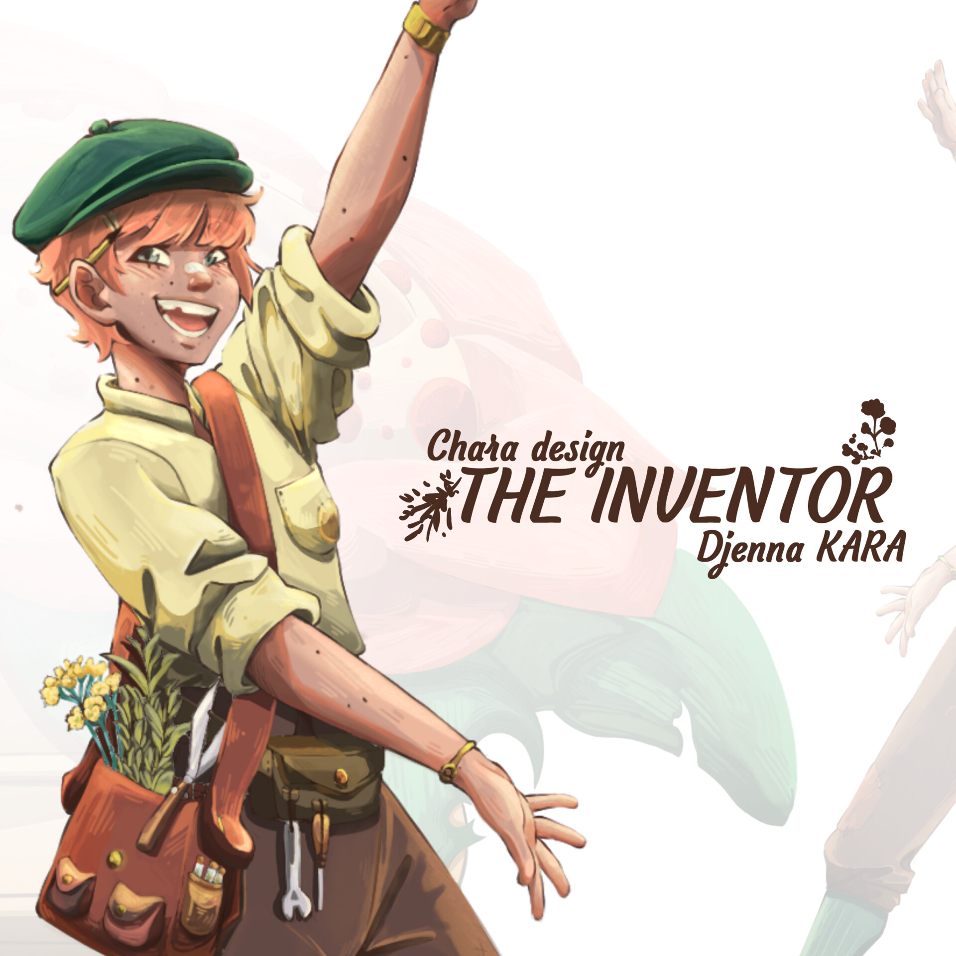 ArtStation - Inventor Character Design (WIP)