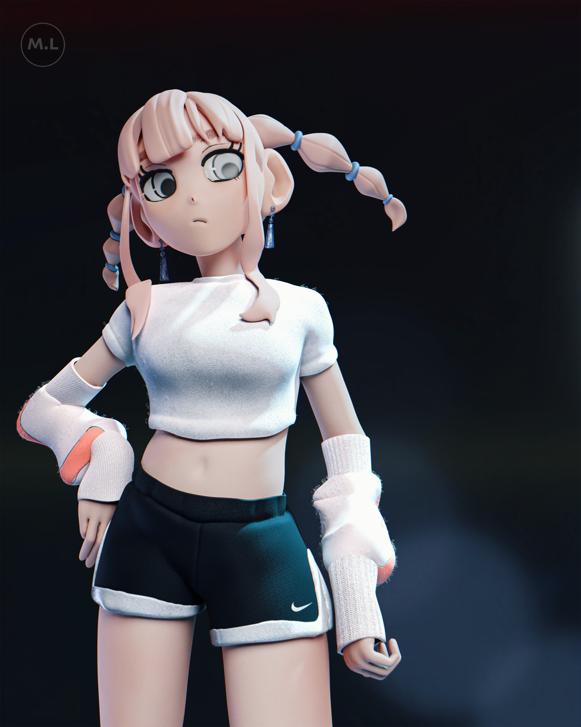 ArtStation - Ozorano (OC) Girl 3D Version