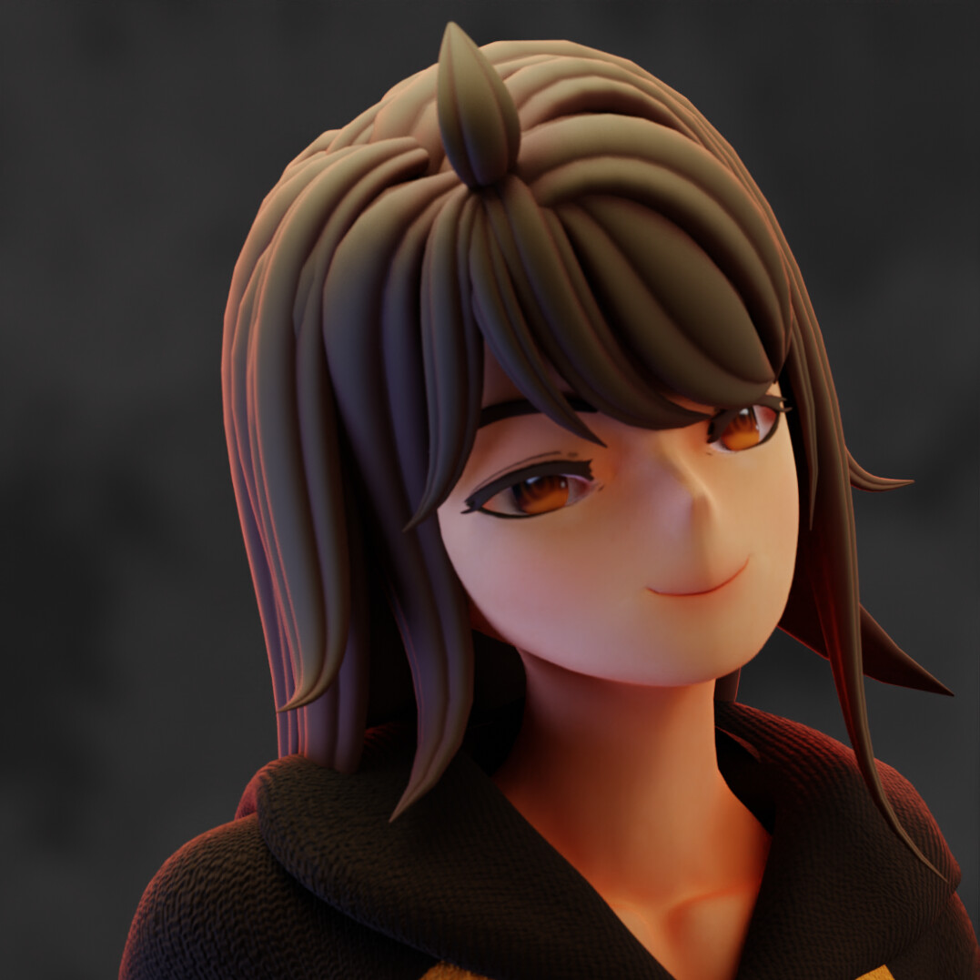 ArtStation - Collaboration Project (Model by me, concept by nanan, texture by aziz)