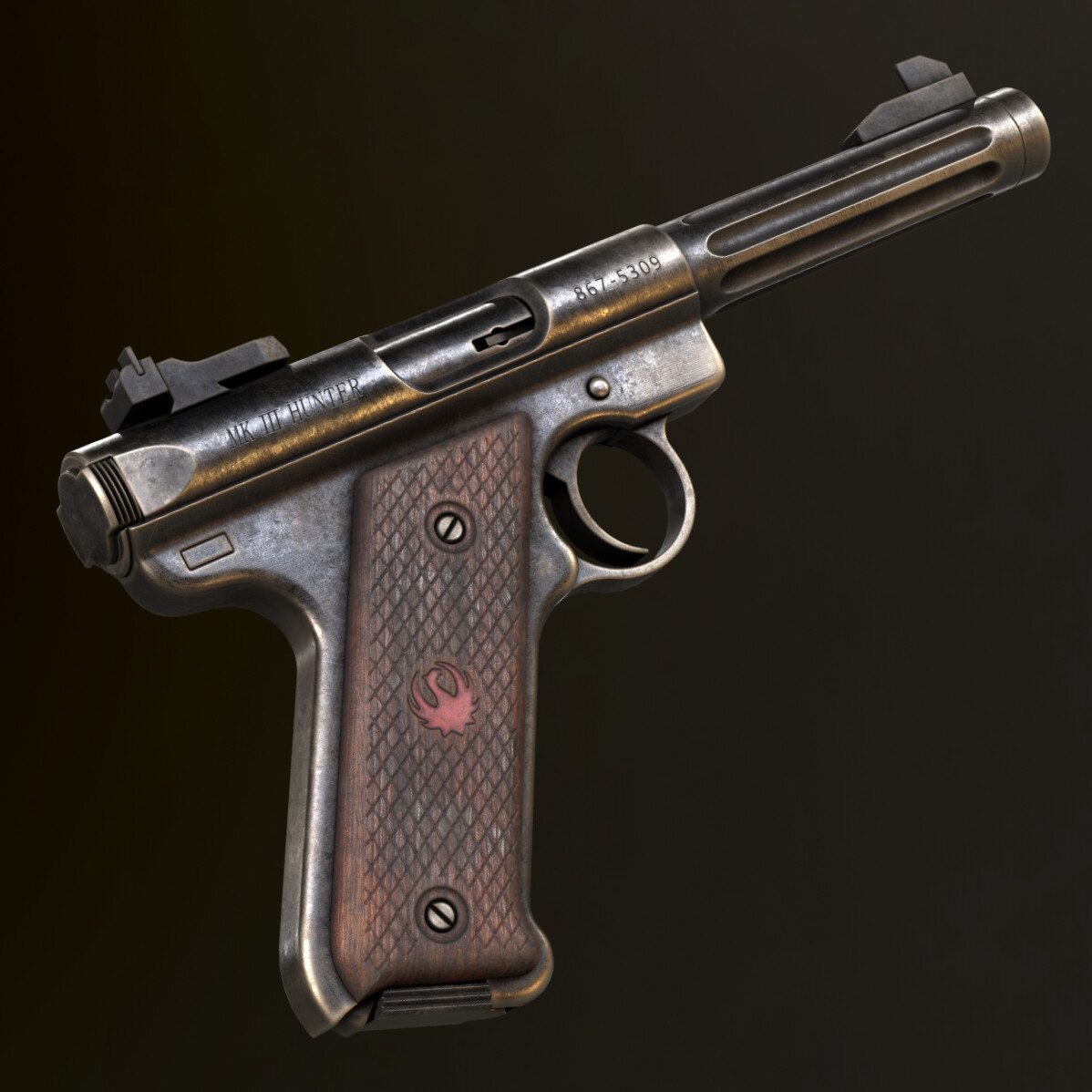 ArtStation - Ruger 22 (in game "Krueger") (SCUM)