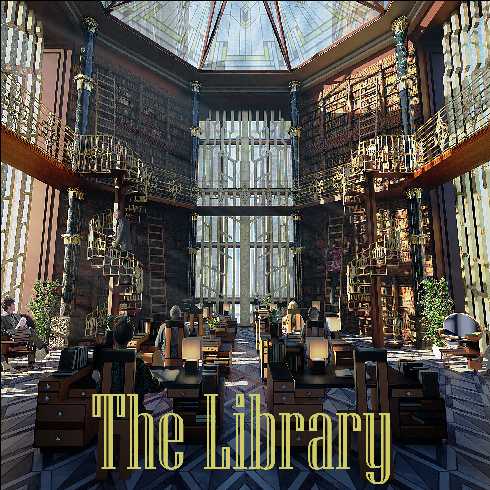 ArtStation - The Library