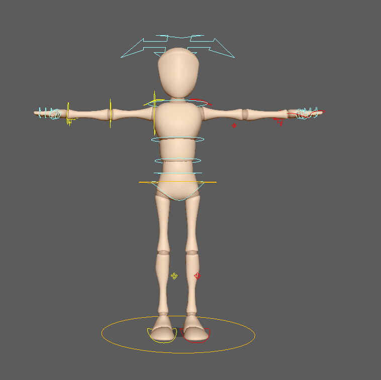 ArtStation - Bipedal Rigging