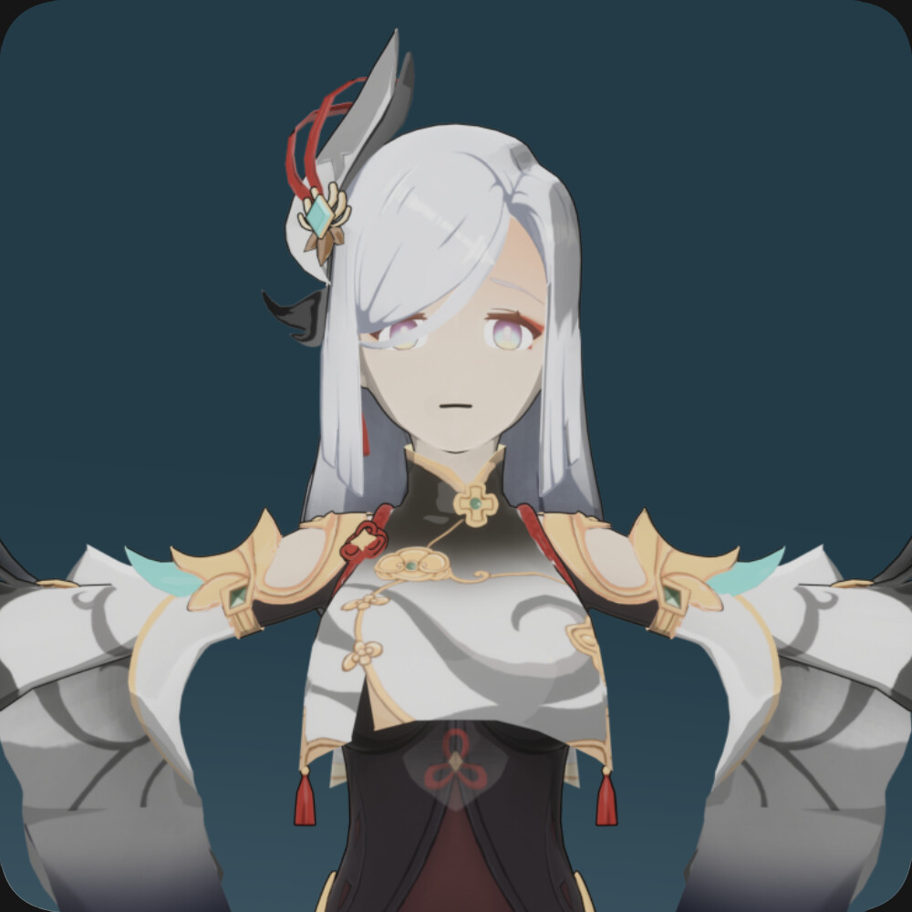 ArtStation - Shenhe from Genshin Impact