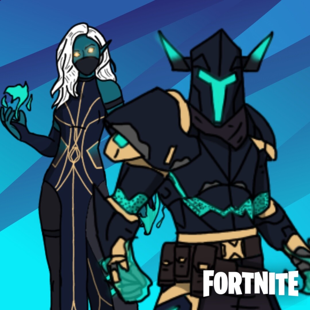 HaonArt - Fortnite Skin set Concept | Abyss Kingdom set