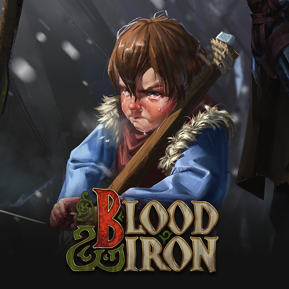 ArtStation - animated 2D card “Young Vengeance” for chameleon42 studio