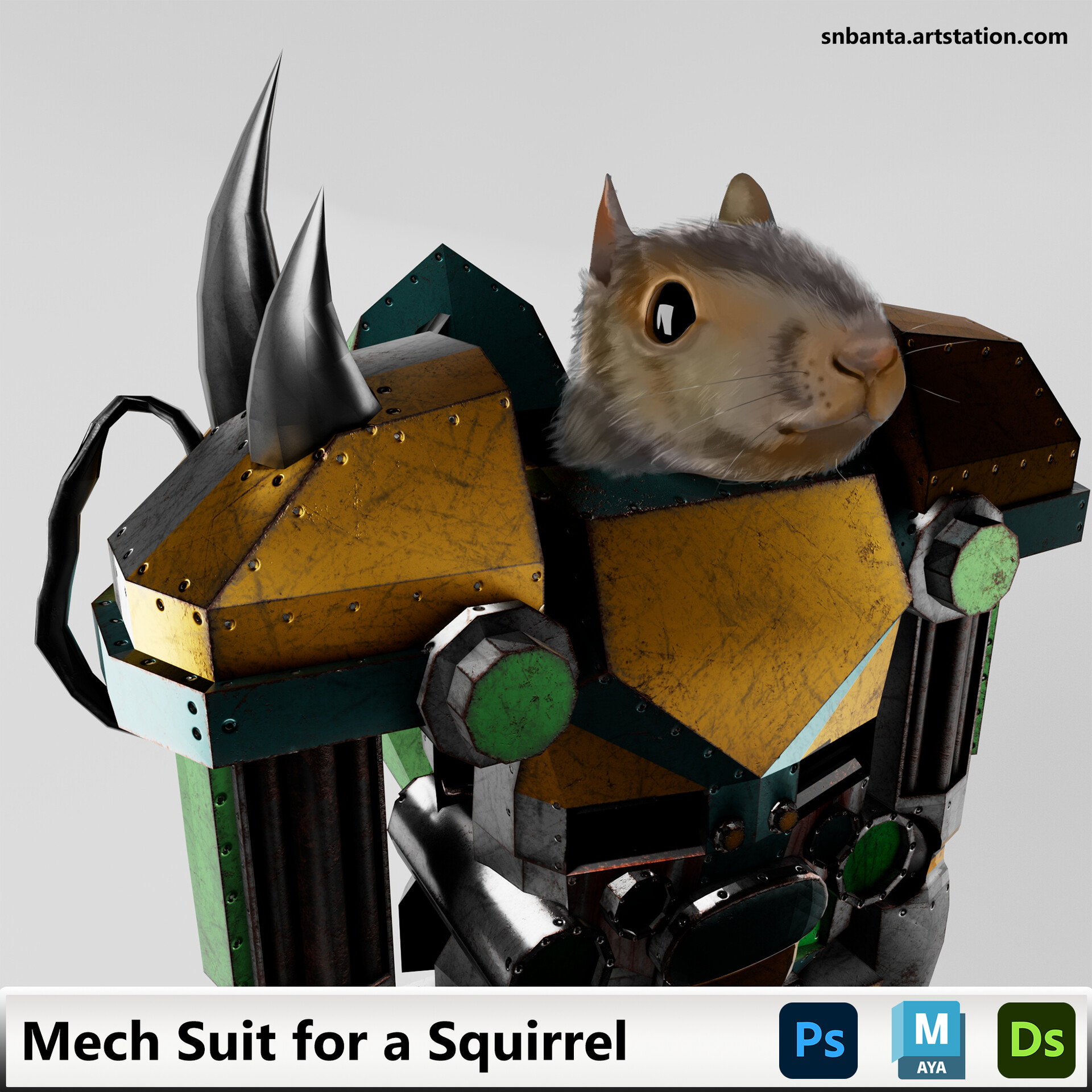 Sarah Banta - Mech Suit for a Squirrel