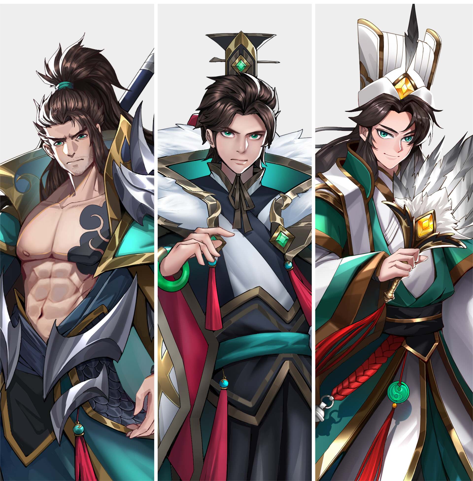 ArtStation - 三国人物立绘 Three Kingdoms Character Design