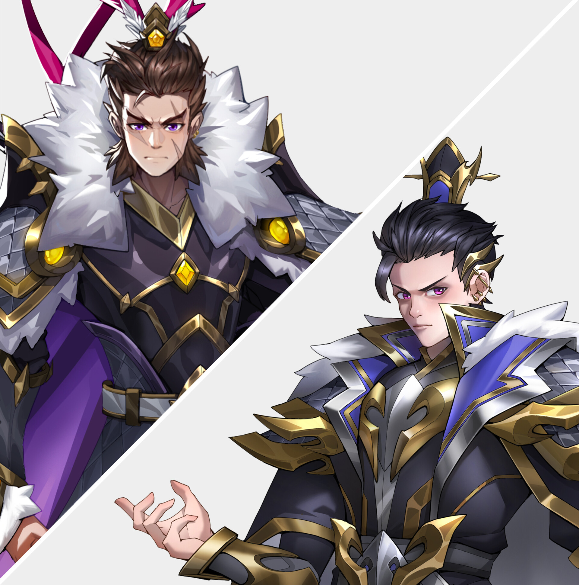 ArtStation - 三国人物立绘 Three Kingdoms Character Design