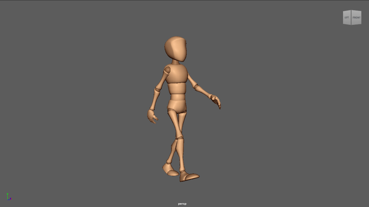 ArtStation - Walk animation (body mechanics)