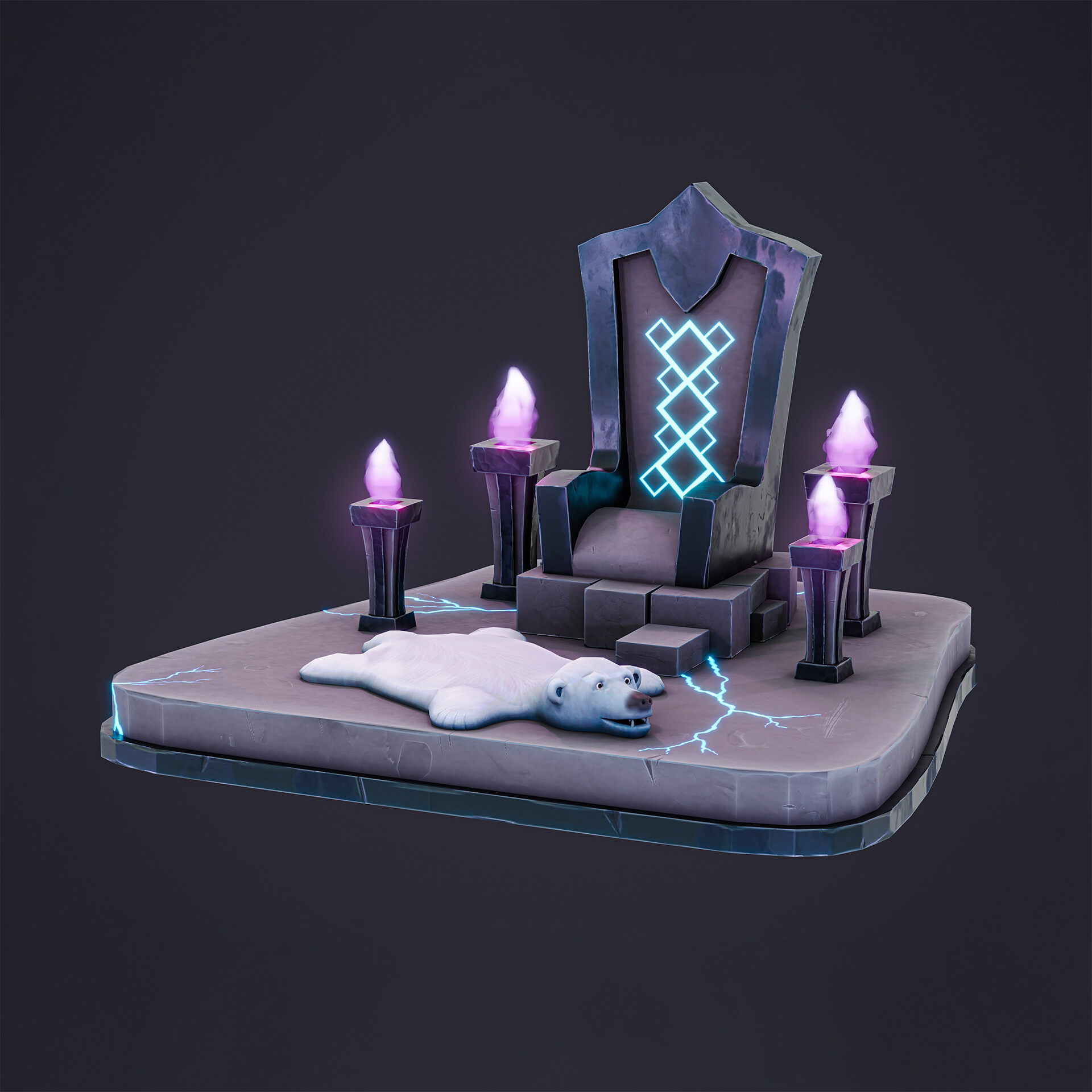 ArtStation - Stylized Throne