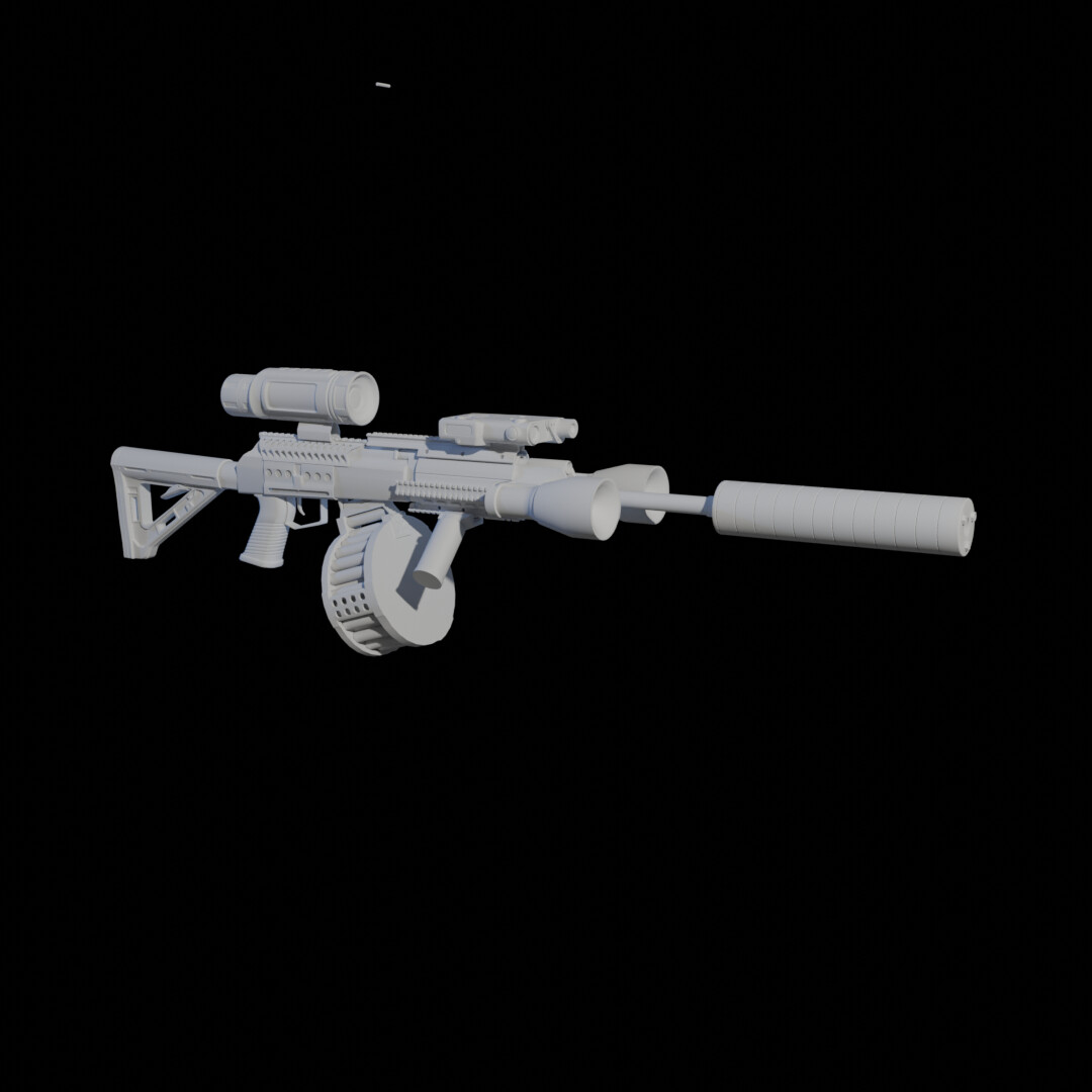 ArtStation - Seiga Powermag Shotgun 3D Print Ready