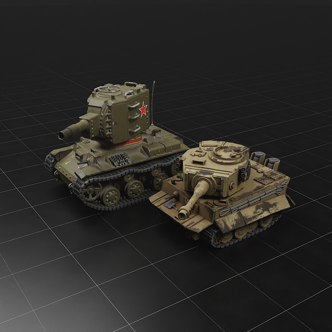 ArtStation - WW2 Tank Challenge