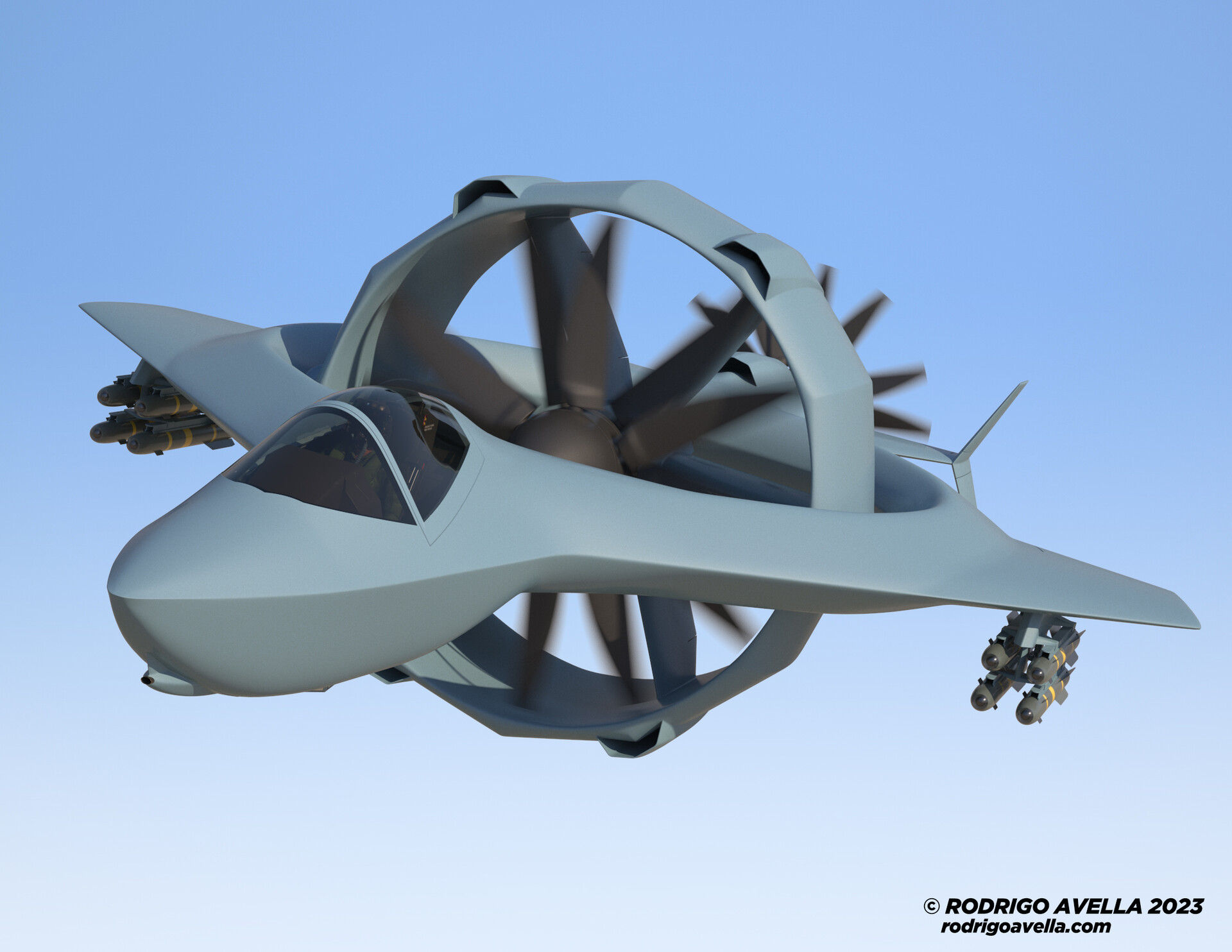 ArtStation - Work in progress - VTOL Coleopter.