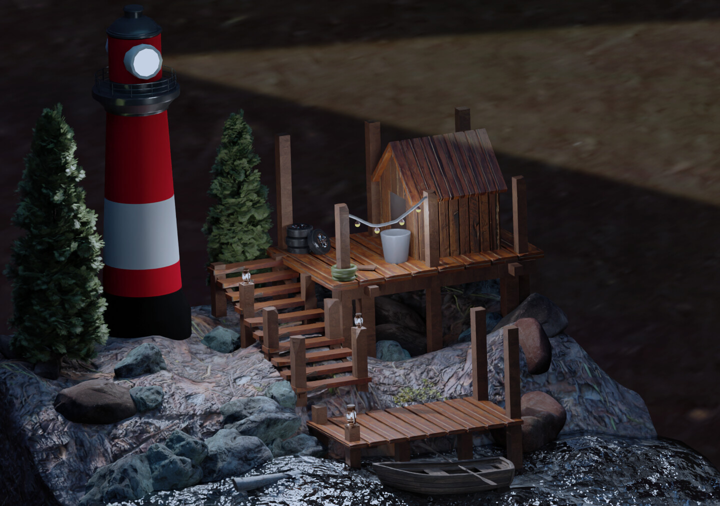 ArtStation - LightHouse Scene