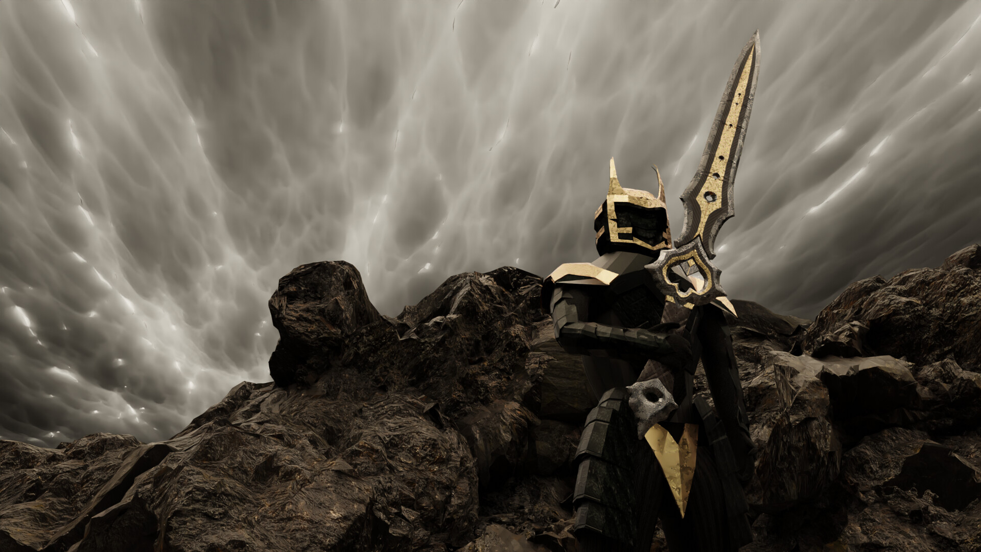 ArtStation - The Vile Knight with Infinity Blade