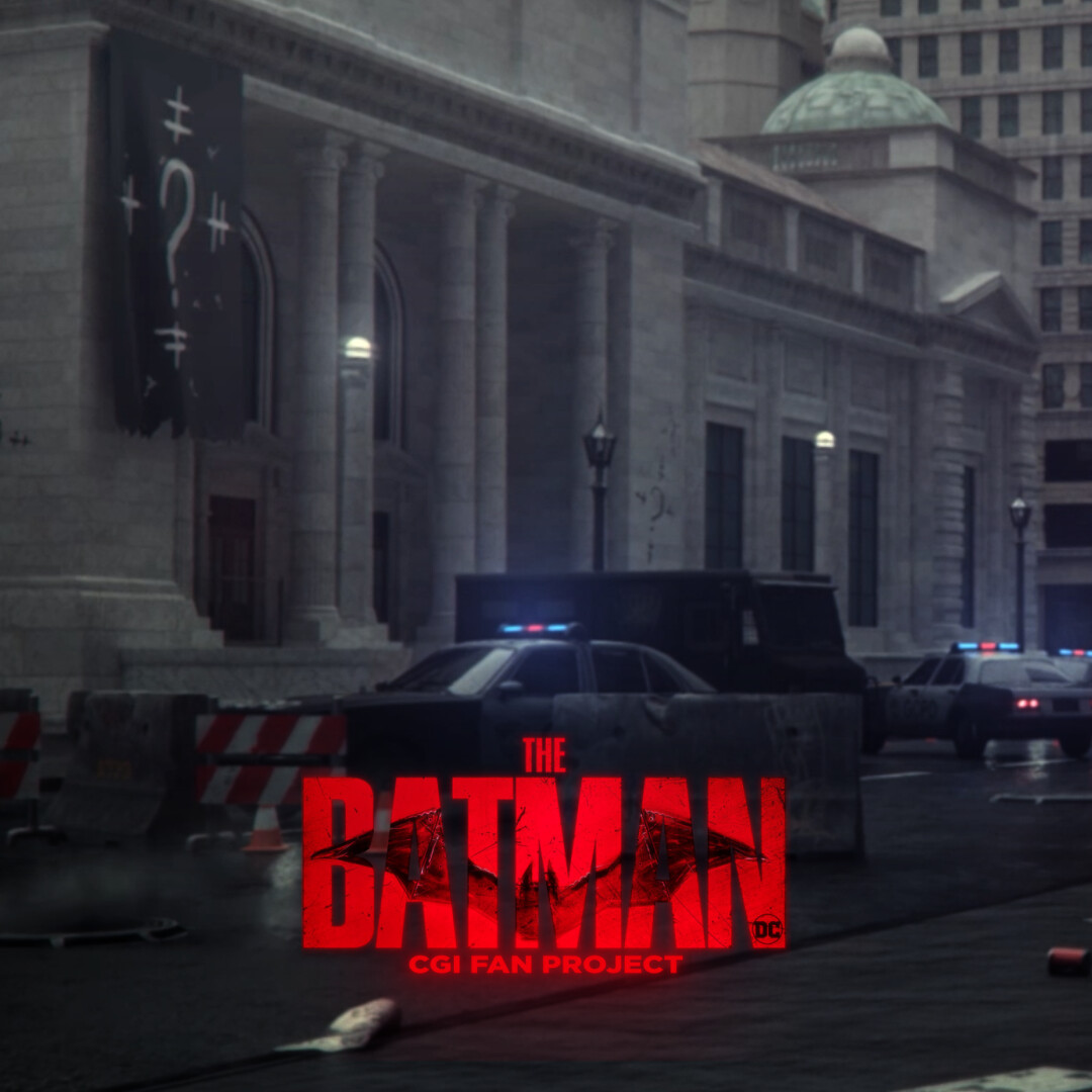 ArtStation - The batman Cgi fan project | Gotham Environment concept