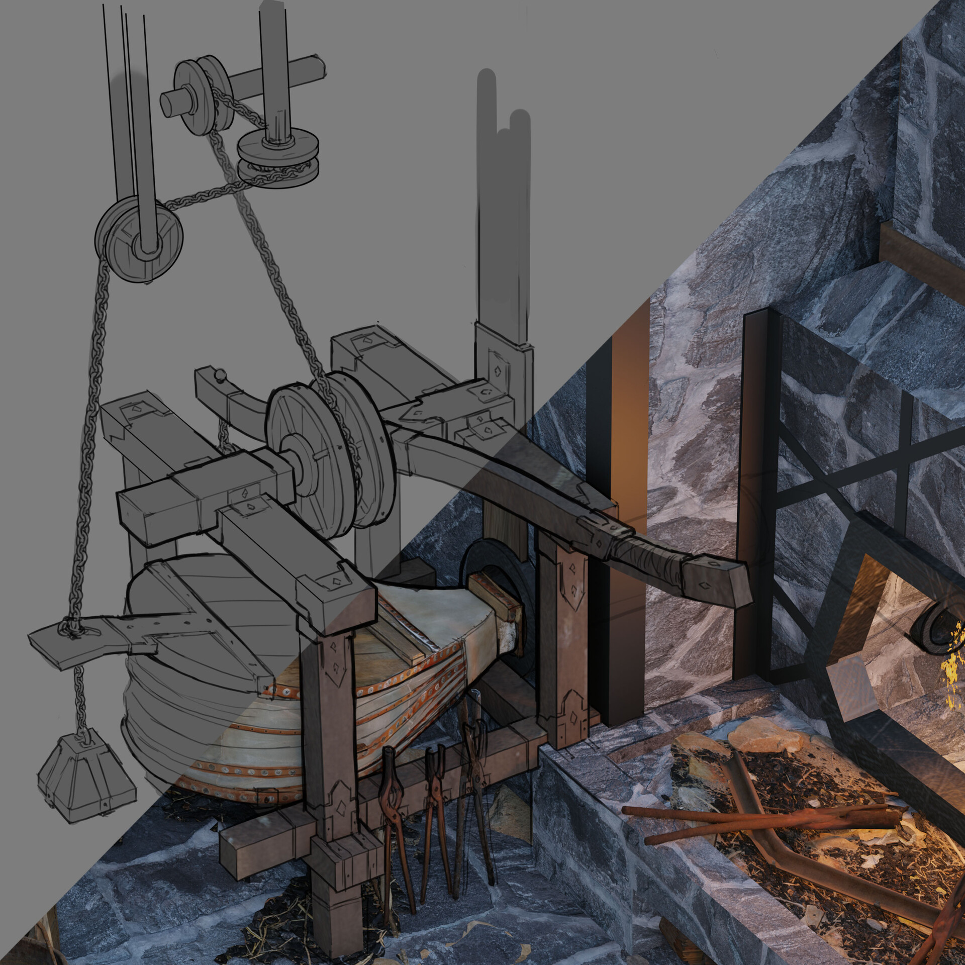 ArtStation - Forge of Coal post