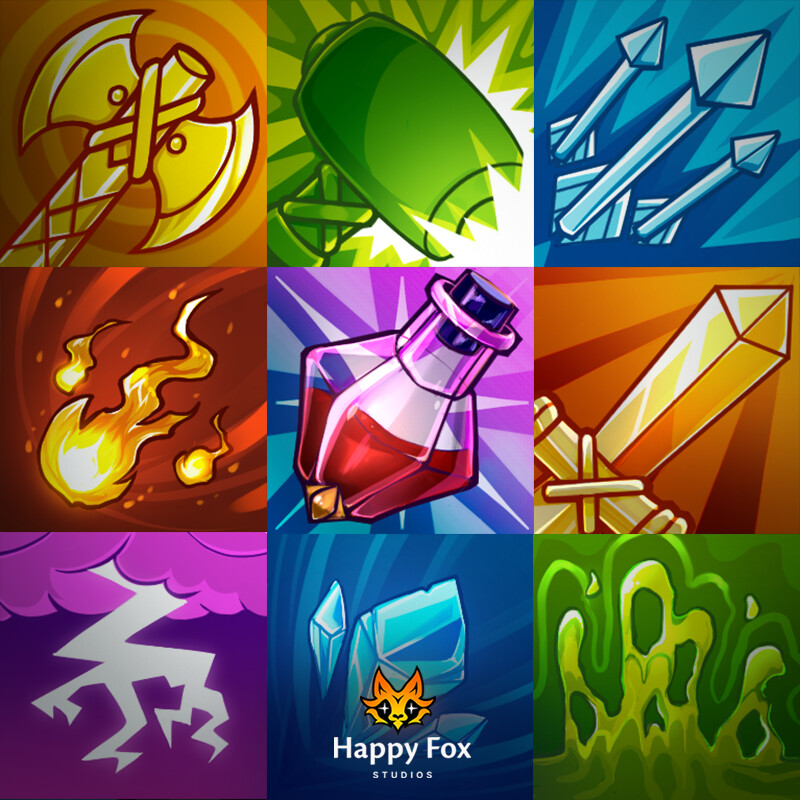 ArtStation - Magic Chain - Icons