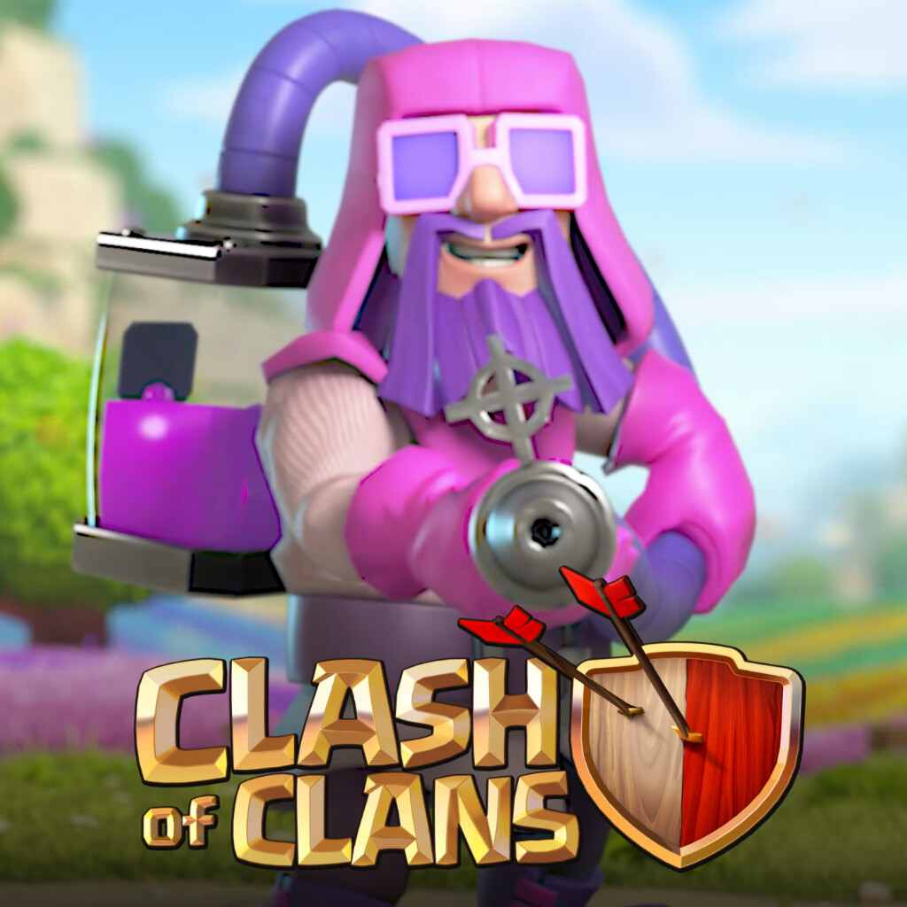 ArtStation - Clash of Clans : Painter Grand Warden Animation