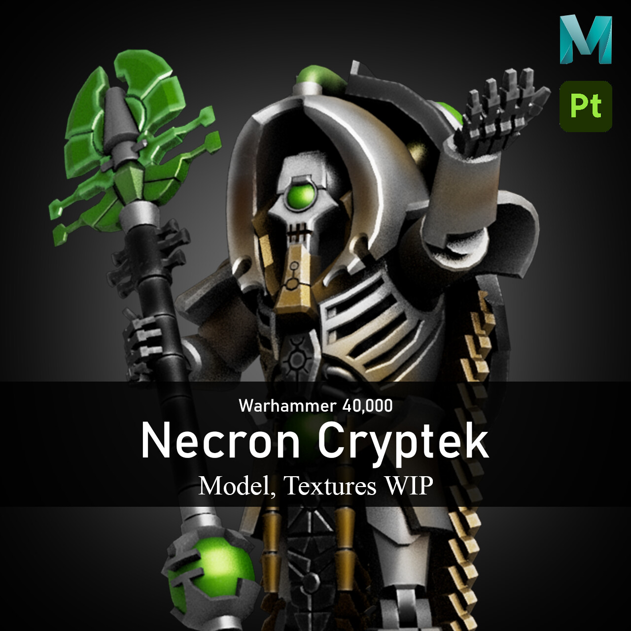 ArtStation - Necron Cryptek Model