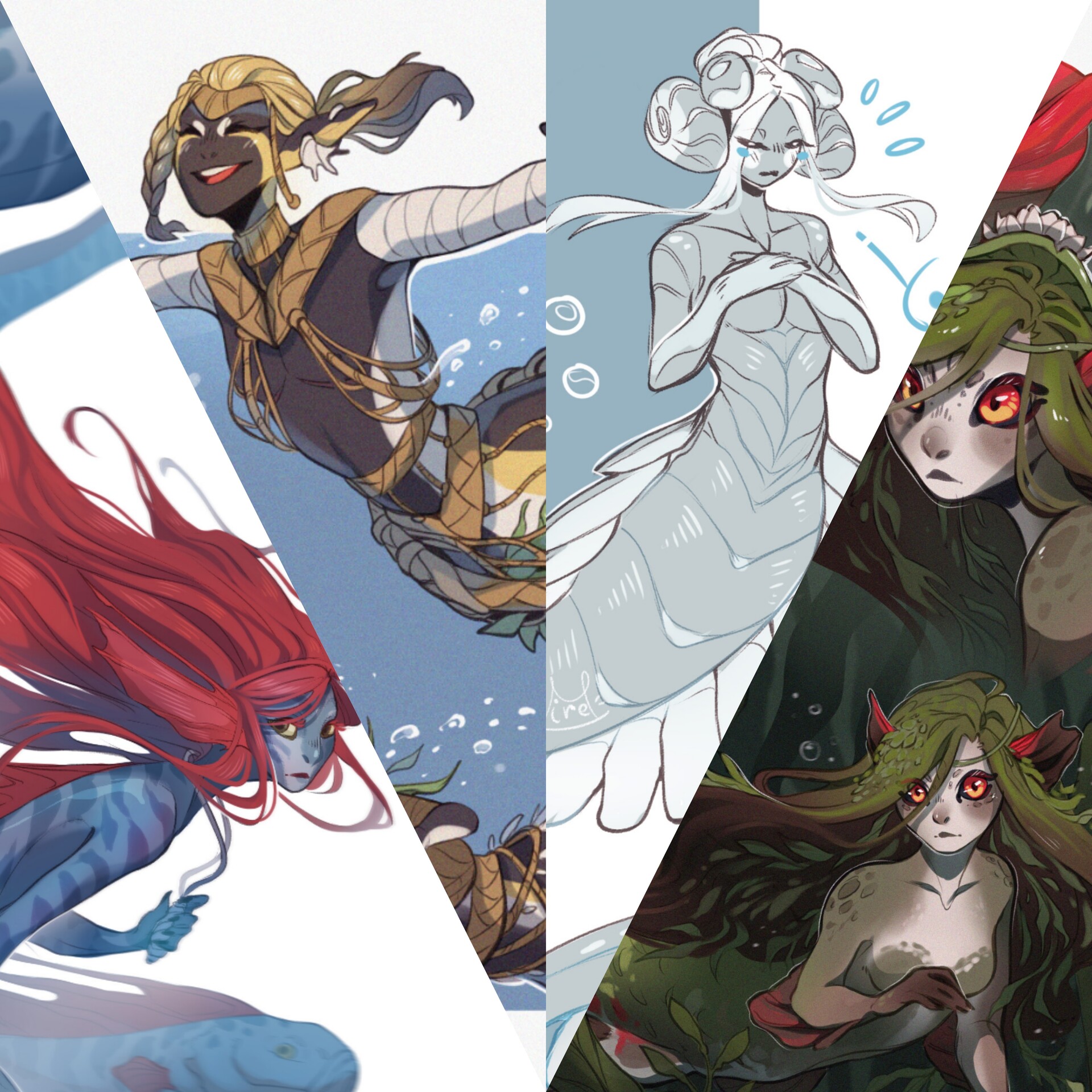 ArtStation - Mermaids for Mermay