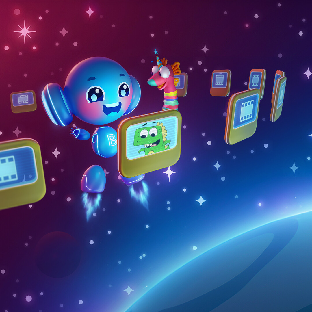 ArtStation - Promo illustration for Buddy.ai app