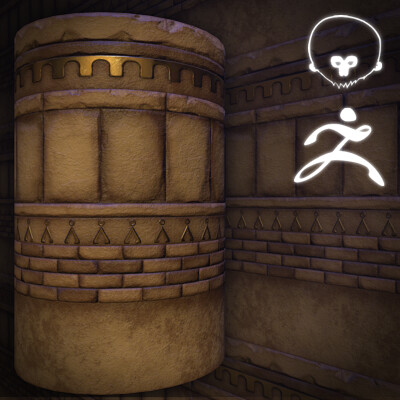 ArtStation - Desert Temple Trim Sheet