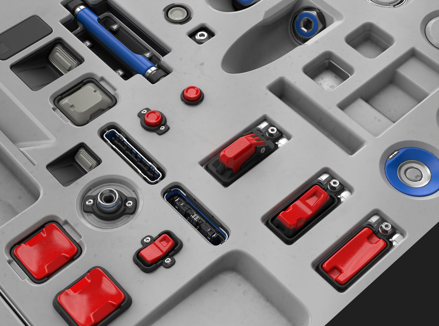 ArtStation - Sci-fi Mesh Decals Set