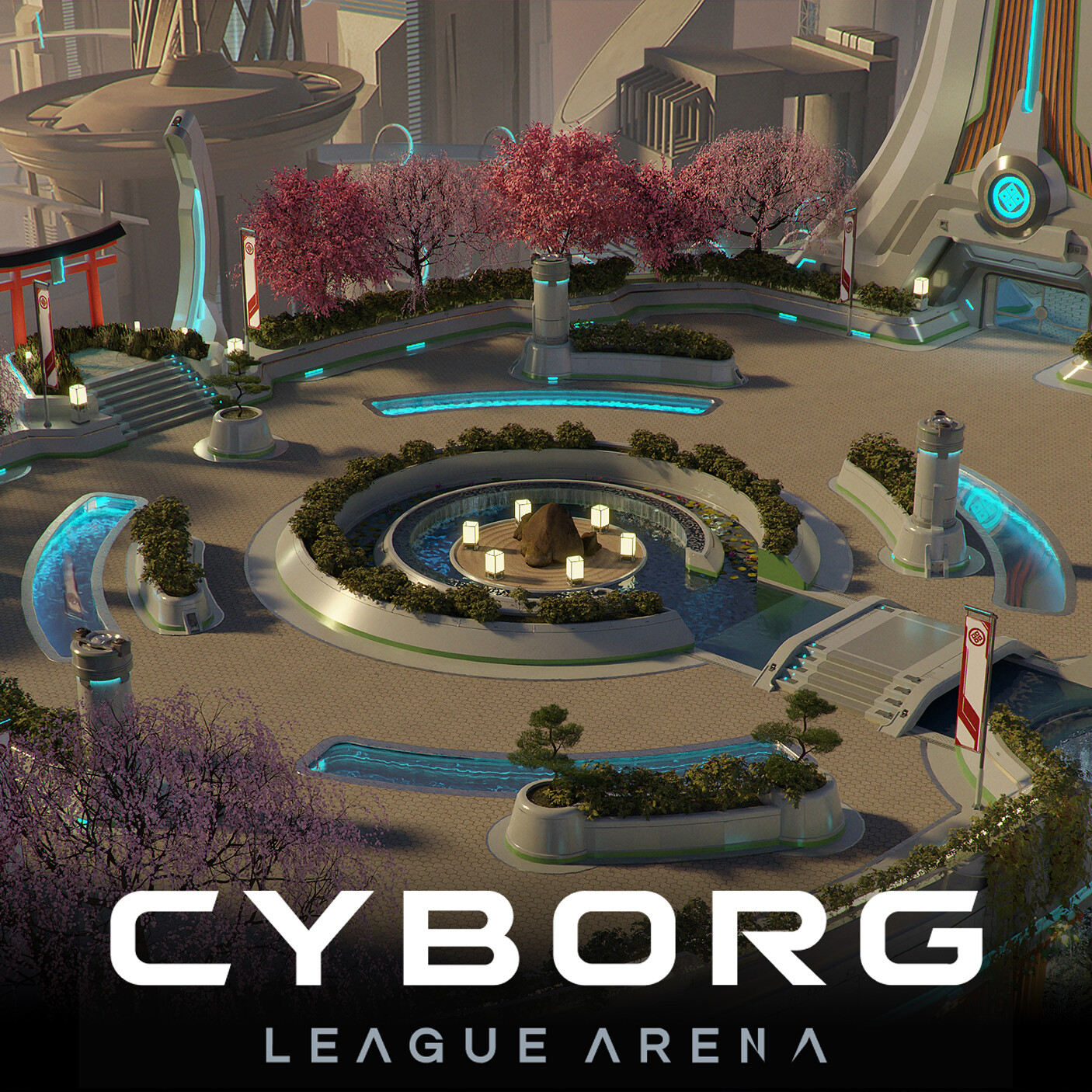 ArtStation - Project Cyborg - Arena Concept