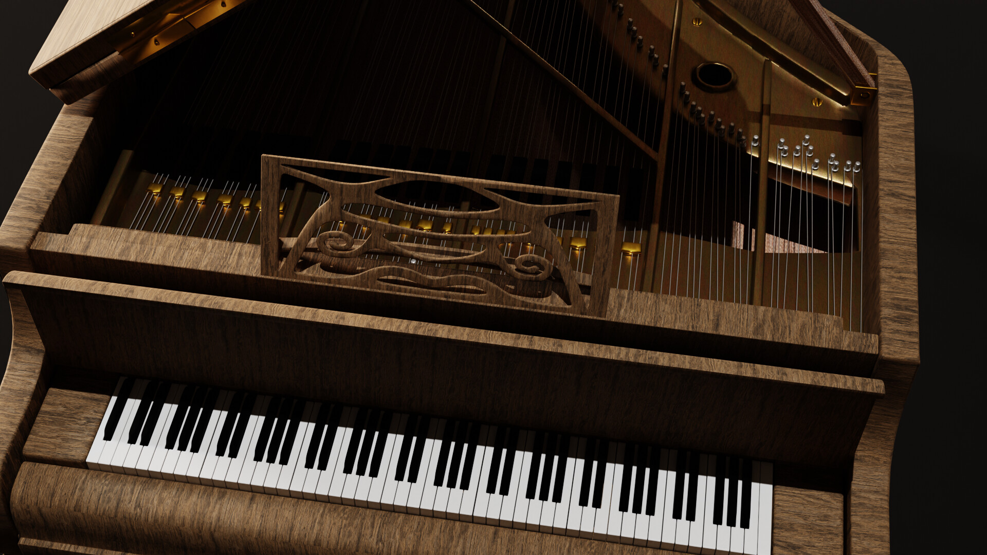 ArtStation - Old Piano