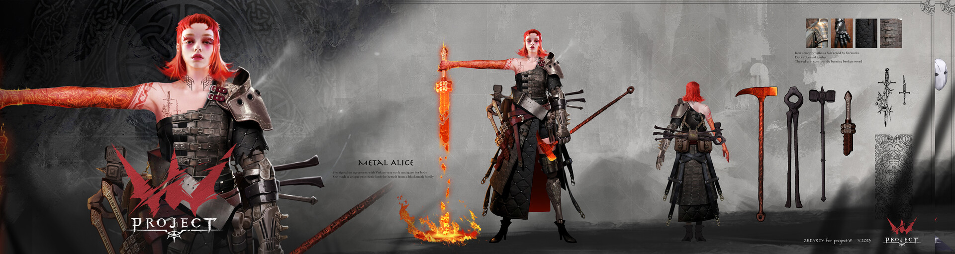 ArtStation - Project-W Character