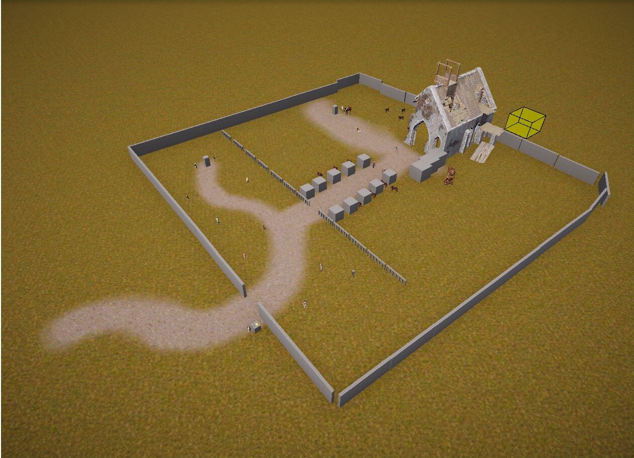 ArtStation - The Mysterious Cemetery (Level Design)