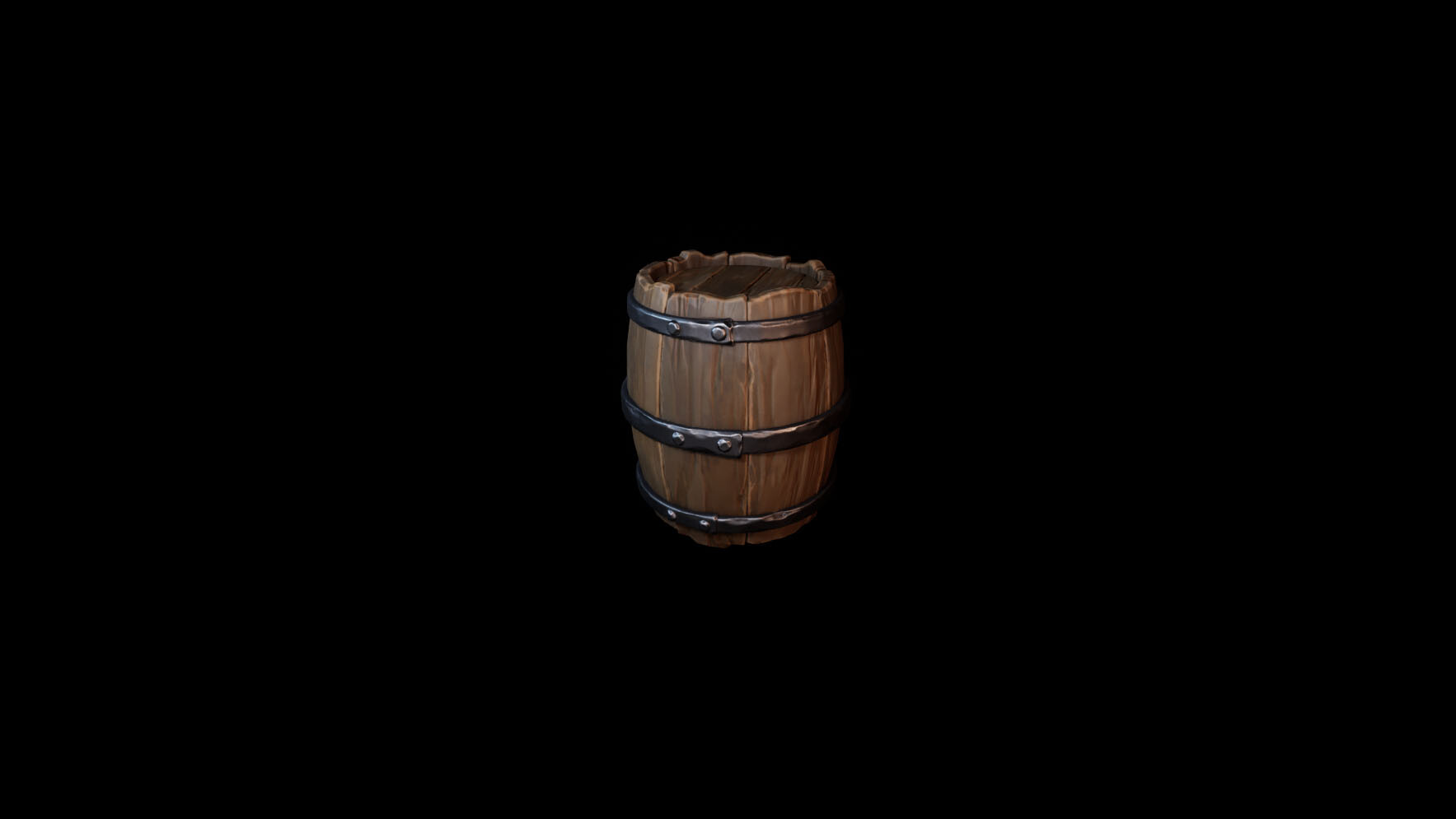 ArtStation - Medieval Barrel - stylized