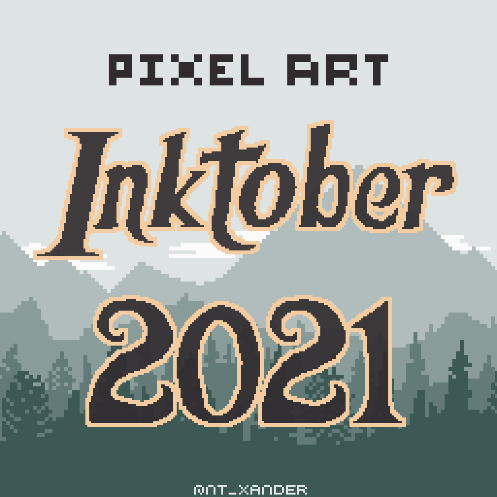 ArtStation - Pixel Art Inktober 2021