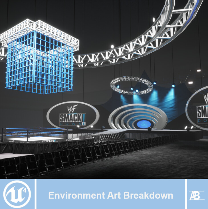 ArtStation - WWF Smackdown Arena - Breakdown