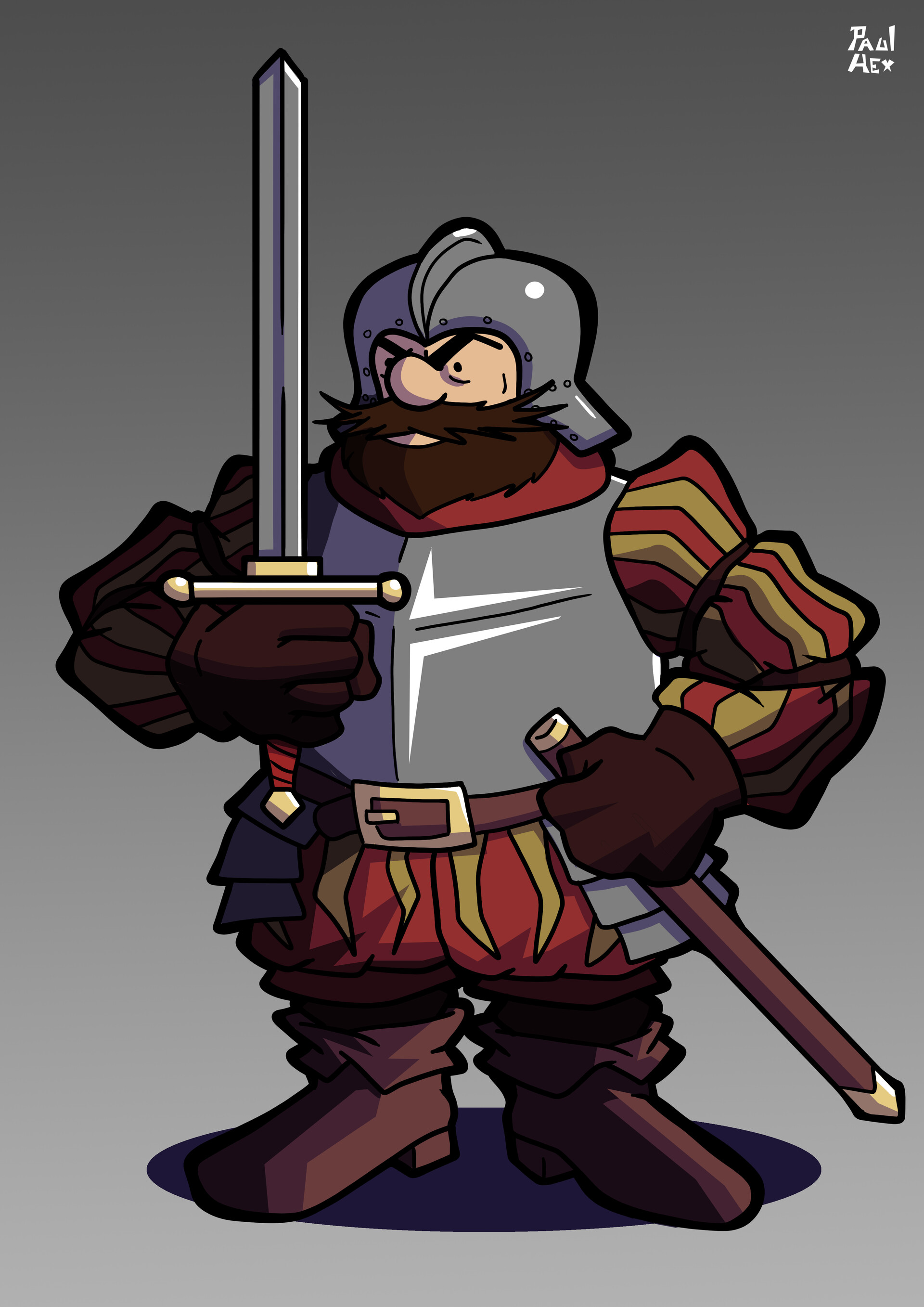 ArtStation - Dungeons & Dragons Character Design Spanish Dwarf Conquistador