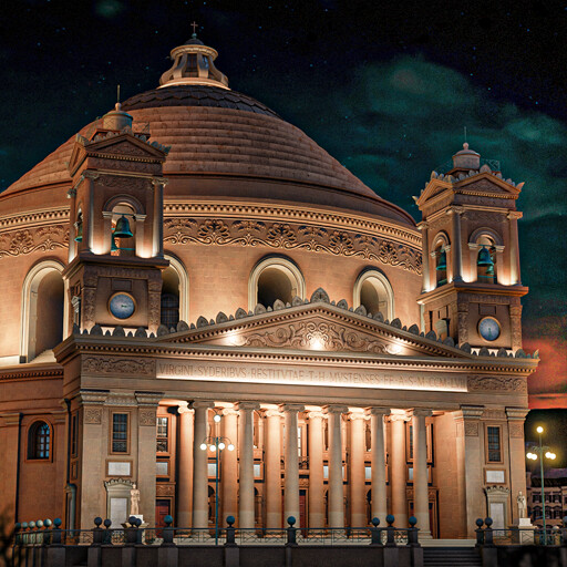ArtStation - Rotunda of Mosta and Pantheon