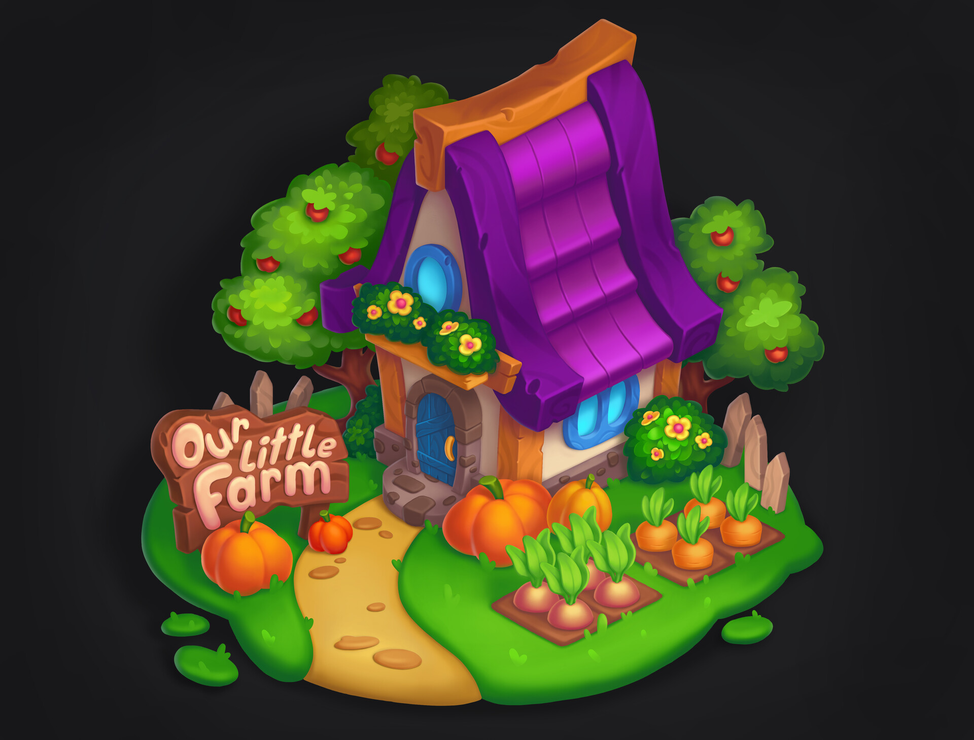 ArtStation - Out little farm