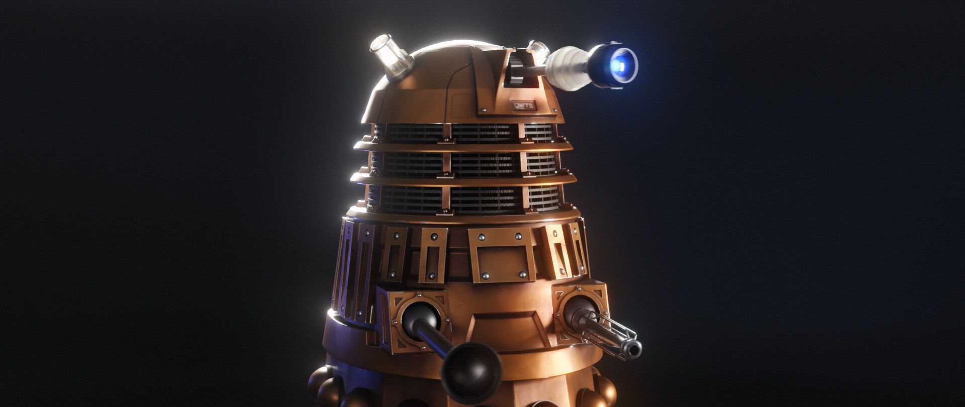 ArtStation - Dalek from Doctor Who - 3D model and animation made in Blender