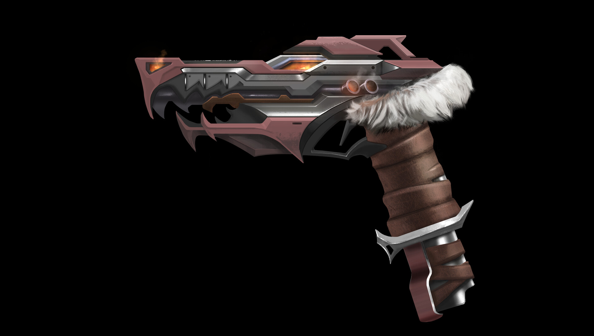 ArtStation - HellHound Weapon Skin sketches