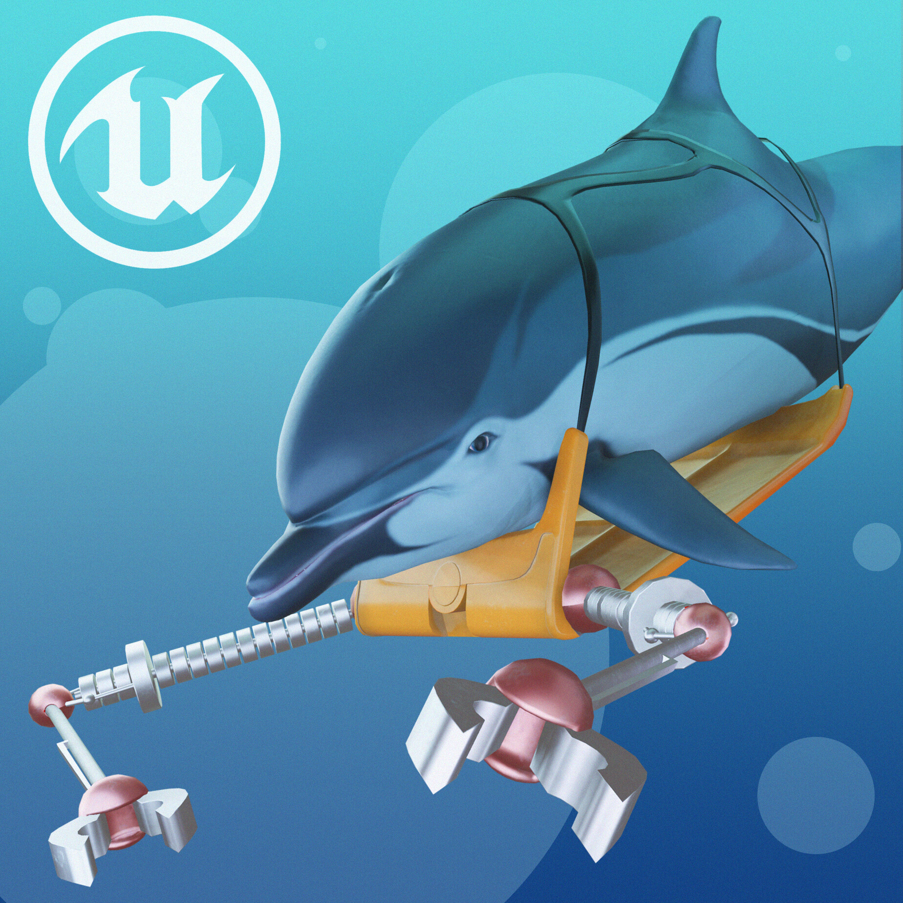 ArtStation - Seapunk Dolphin