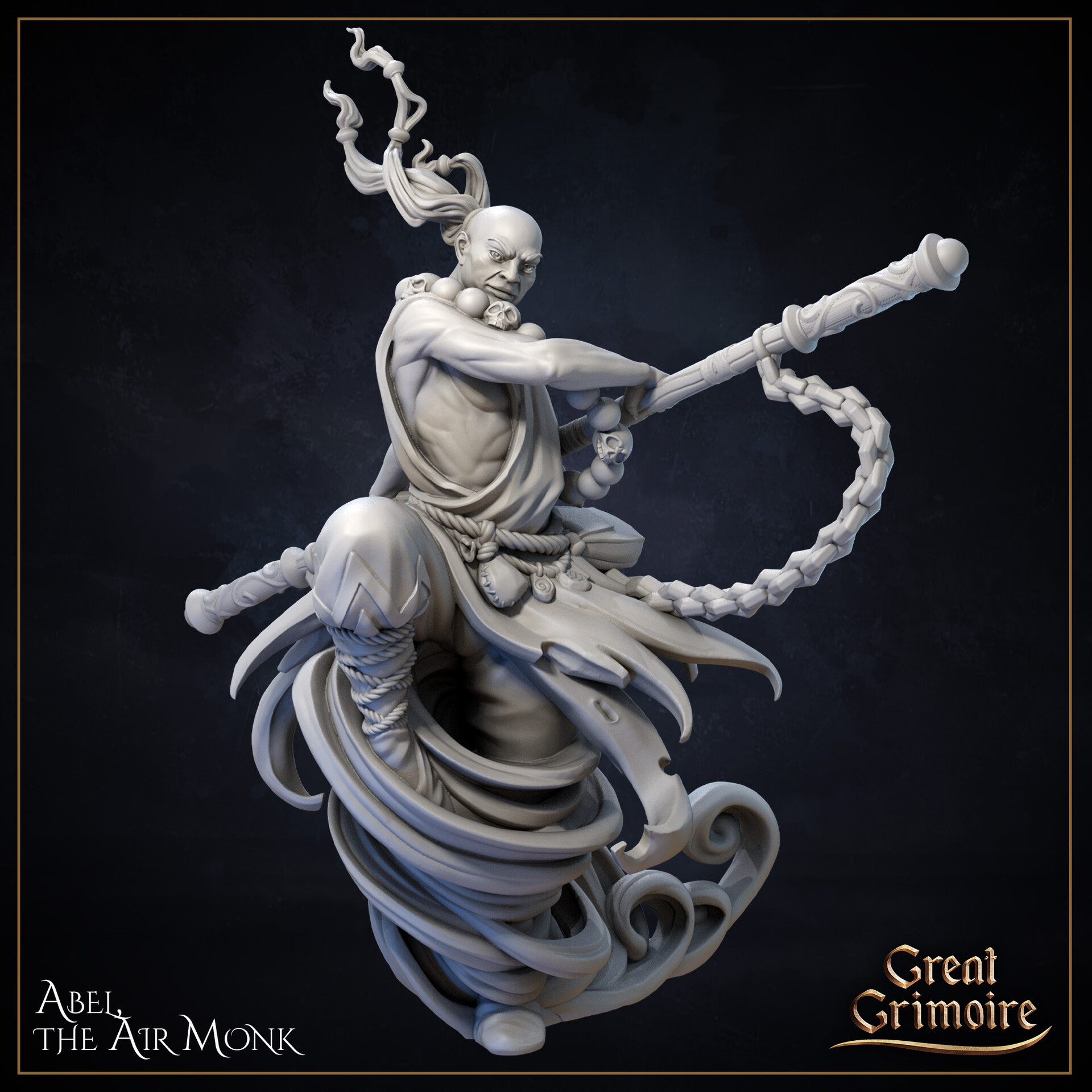 ArtStation - Abel, the Air Monk