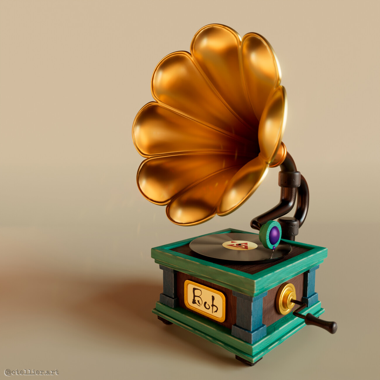 ArtStation - Bob's phonograph