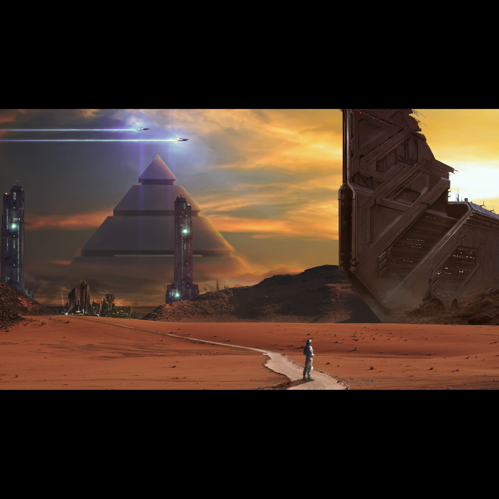 ArtStation - Matte compositing