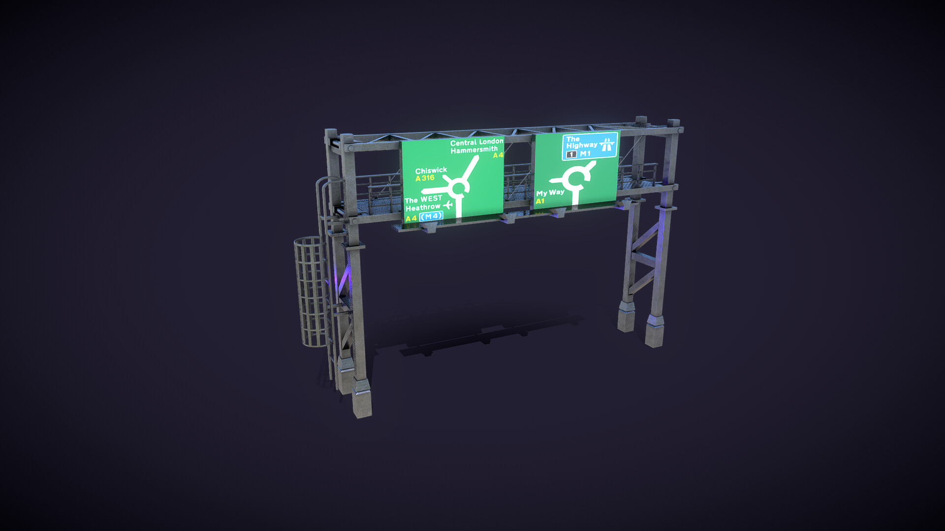 ArtStation - Gantry Sign