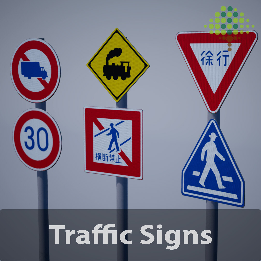ArtStation - Traffic Signs