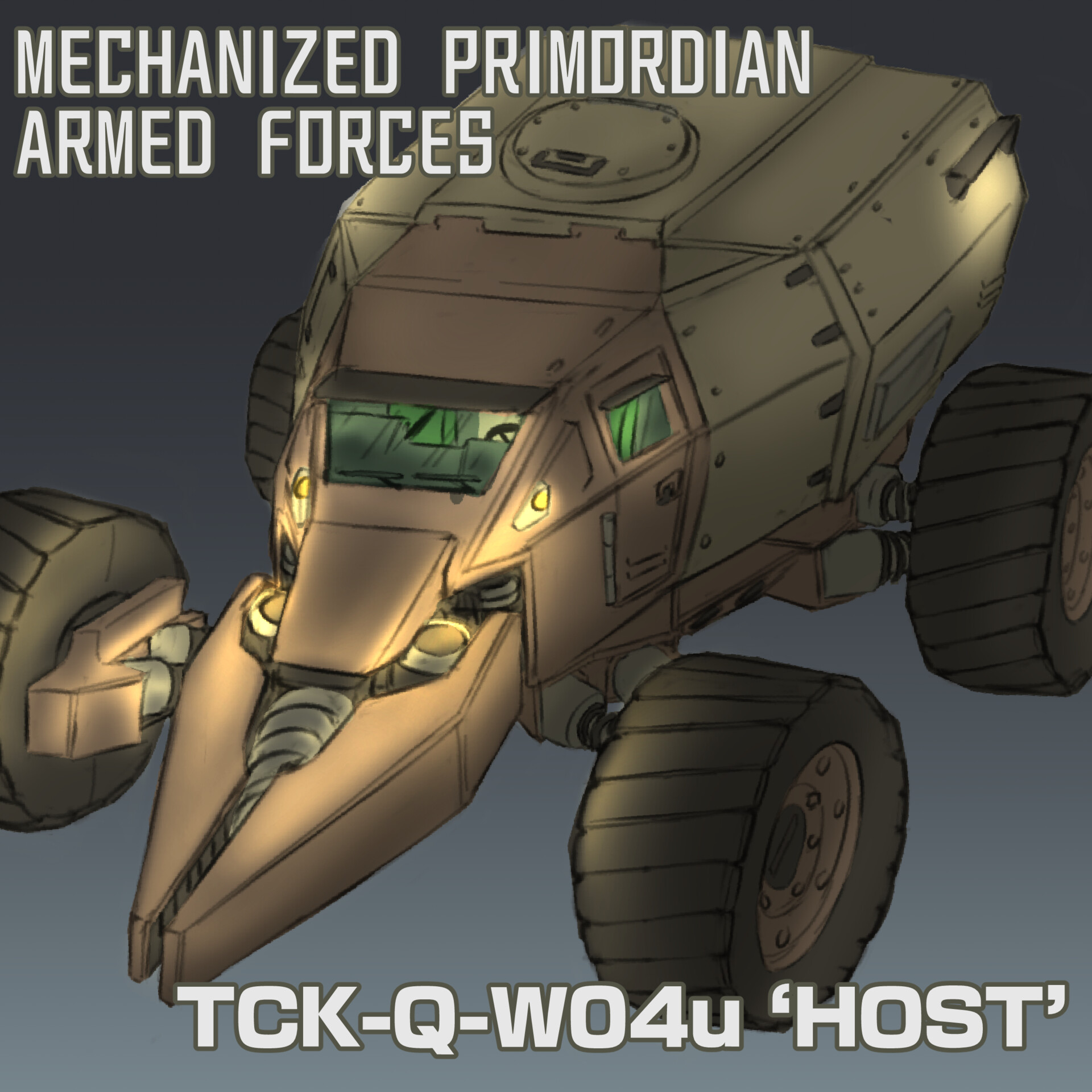 ArtStation - TCK-Q-W04u ‘HOST’
