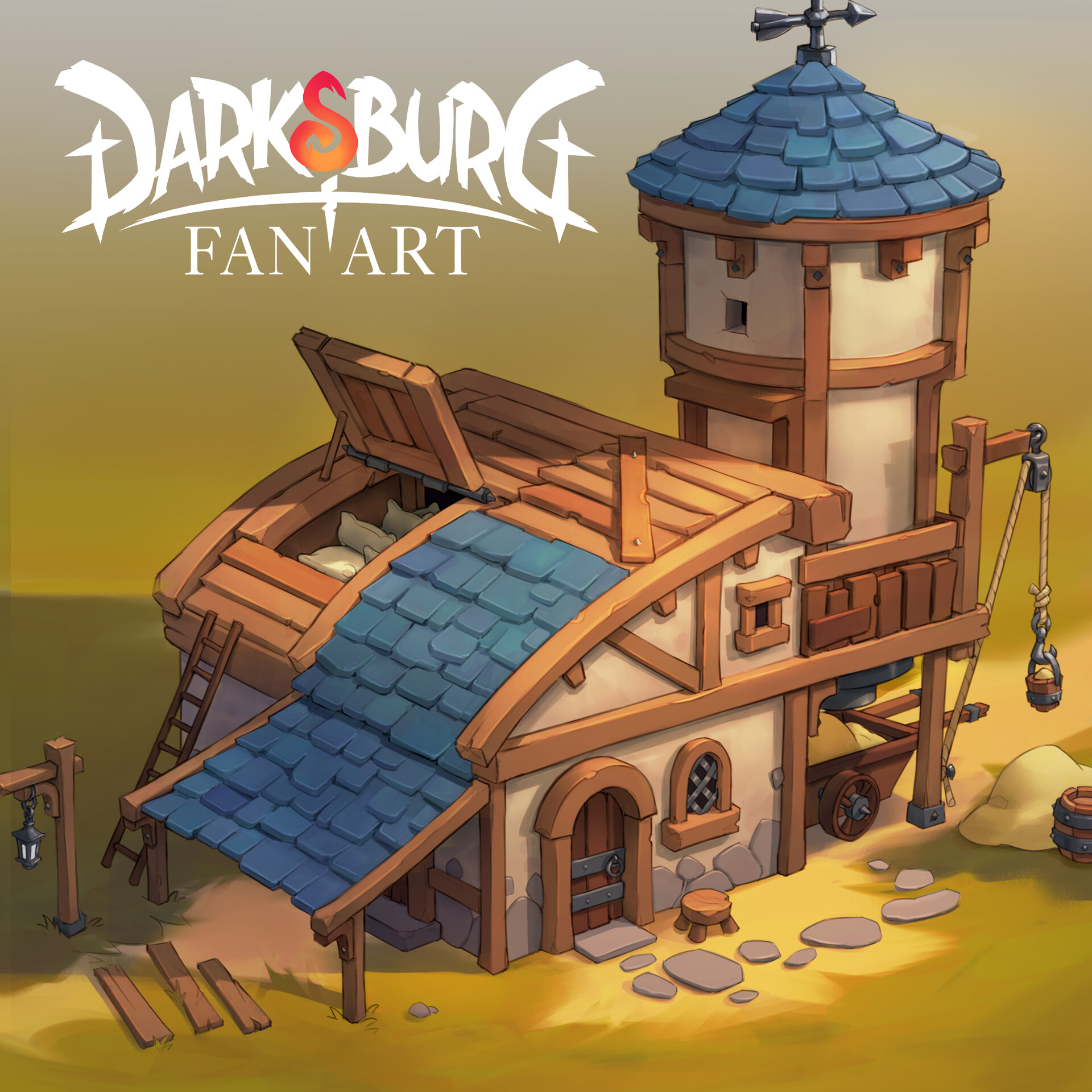 ArtStation - DARKSBURG - Fanart Environment
